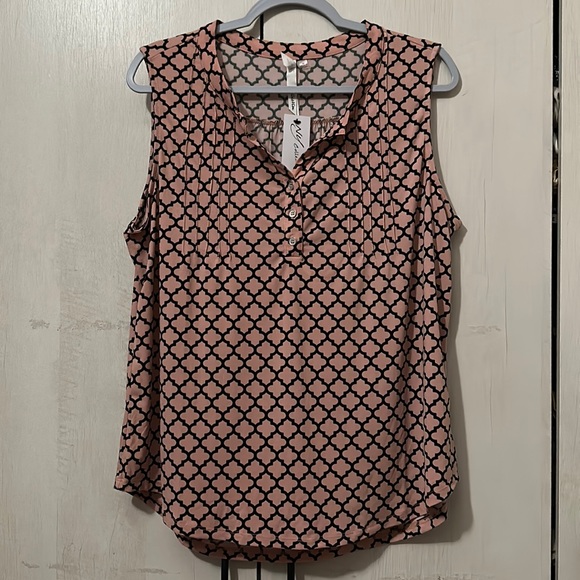 NY Collection | Tops | Nwt Ny Collection Cute Sleeveless | Poshmark